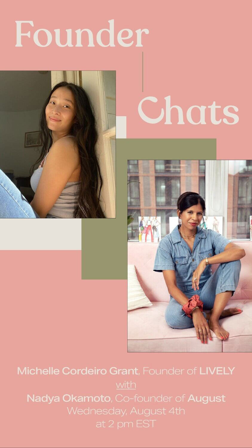 Founder Chats with Nadya Okamoto – Michelle Cordeiro Grant