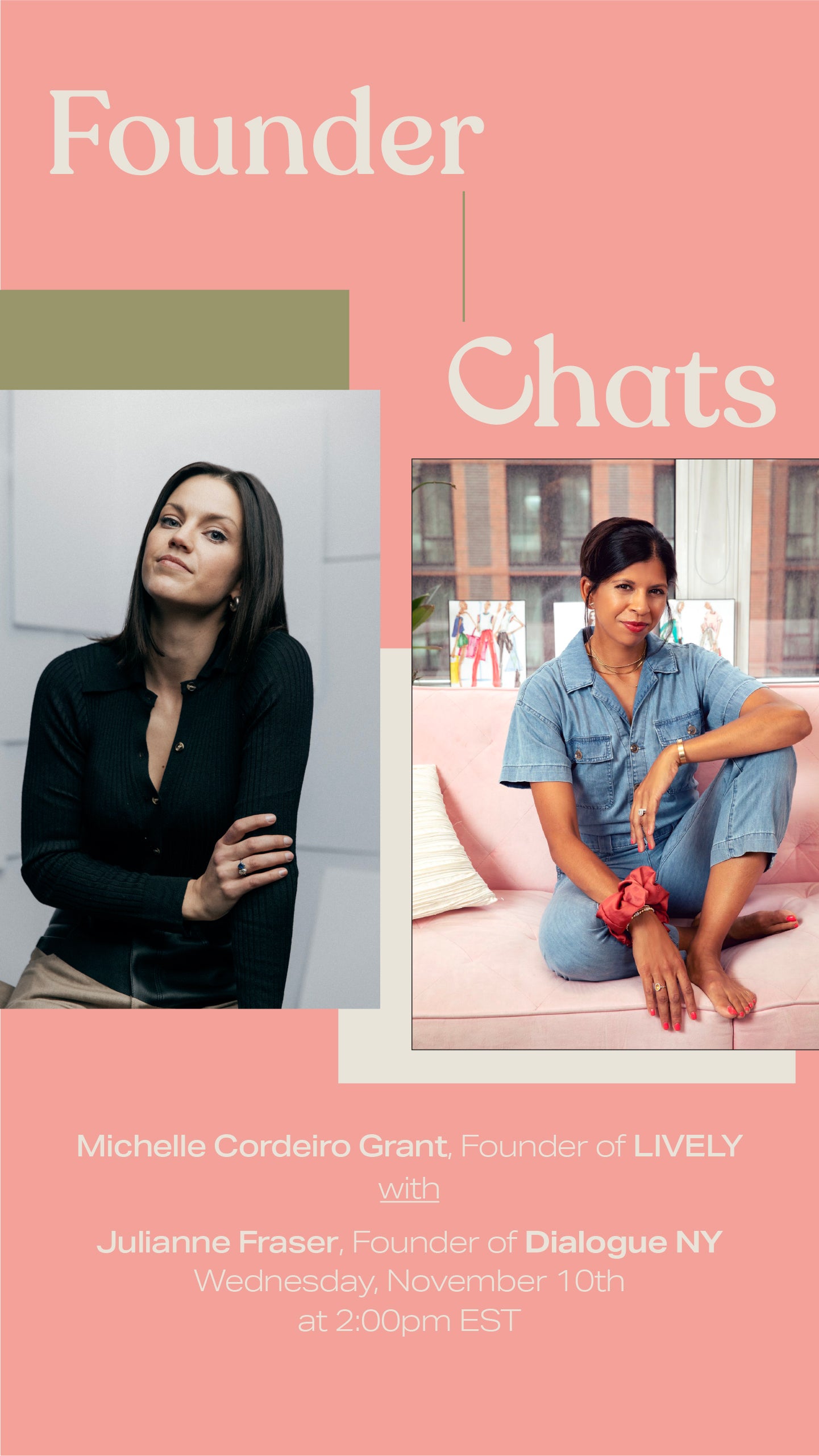 Founder Chats with Julianne Fraser – Michelle Cordeiro Grant